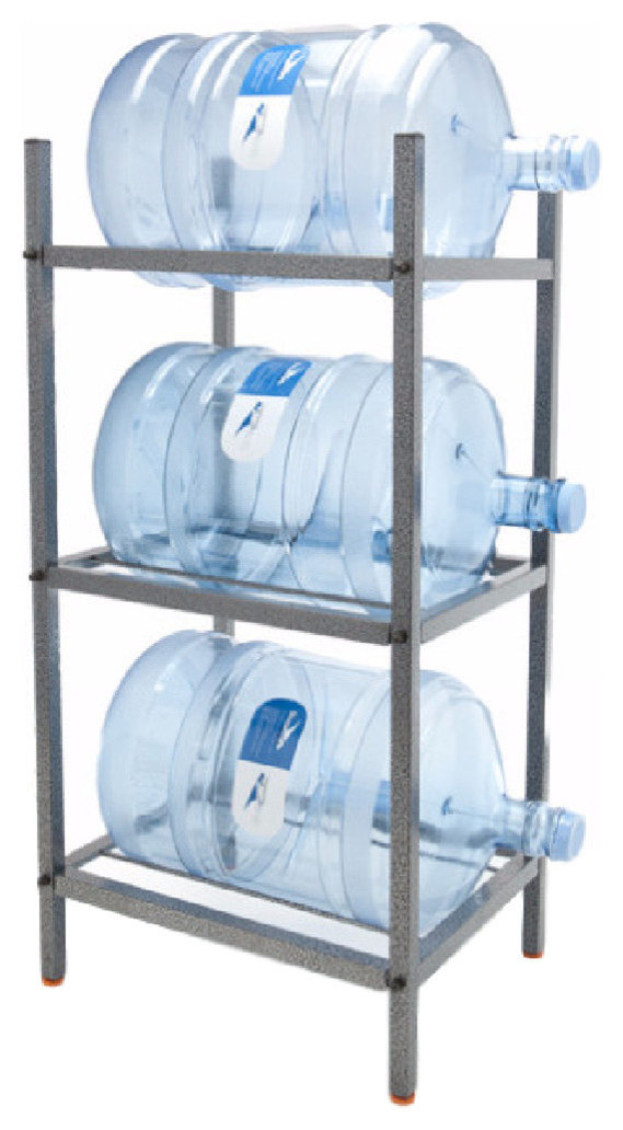 Goldwell Designs 3-Step Bottle Rack - Contemporary - Food Storage ...