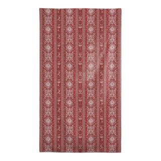 Red Boho Dots 58 x 102 Outdoor Tablecloth, 58 x 102 - Contemporary ...