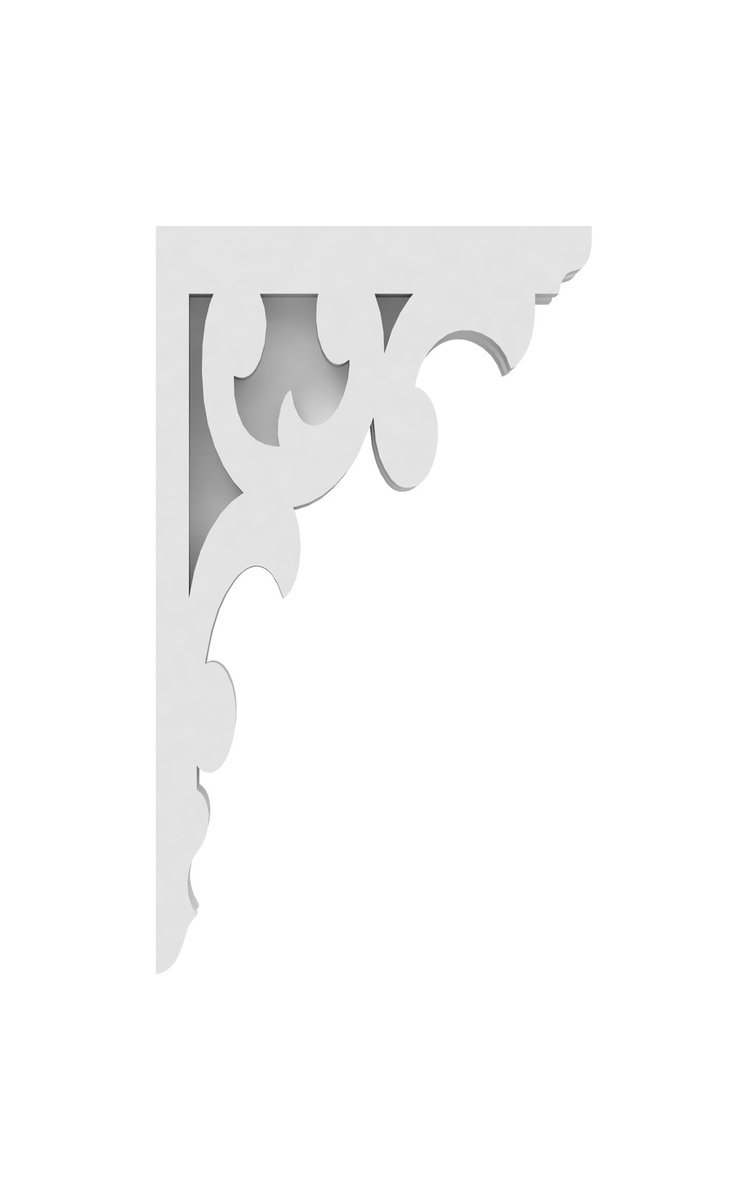 Vienna Corbel, 1 7/8"W X 7"D X 12"H - Traditional - Corbels - by Ekena ...