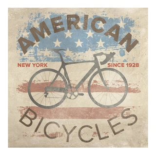 "American Bikes" Digital Paper Print by Skip Teller, 20"x20", 20"x20 ...