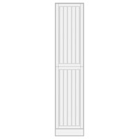 Pantry 2Door 18w x 84h 24d Beadboard - Transitional - Kitchen Cabinetry ...