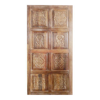Consigned Vintage Wood Doors Natures Harmony Organic Door96 - Rustic ...