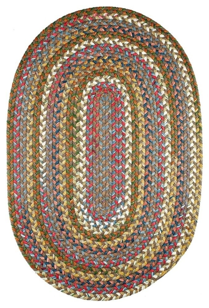 Rhody Rug Country Jewel Rug, Bronze, 2'X4' Oval, 2'x4' Oval - Area Rugs ...