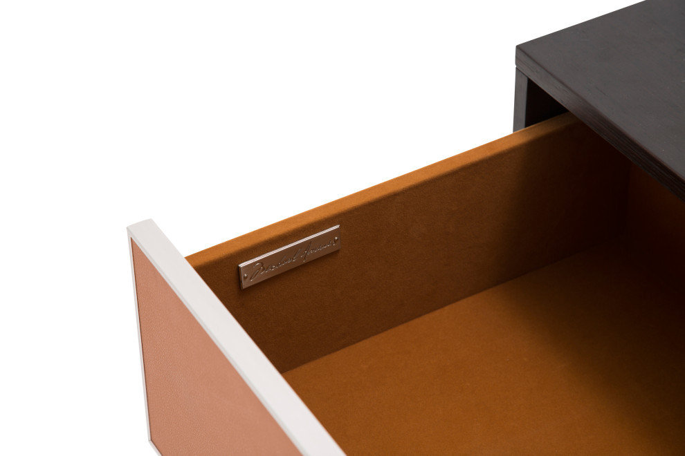 21 Cosmopolitan Rectangular Cocktail Table, Diablo Orange/Umber ...