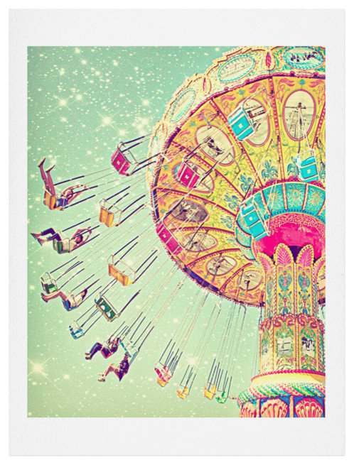 Deny Designs Shannon Clark Swinging Through Stars Art Print, 18x24 ...