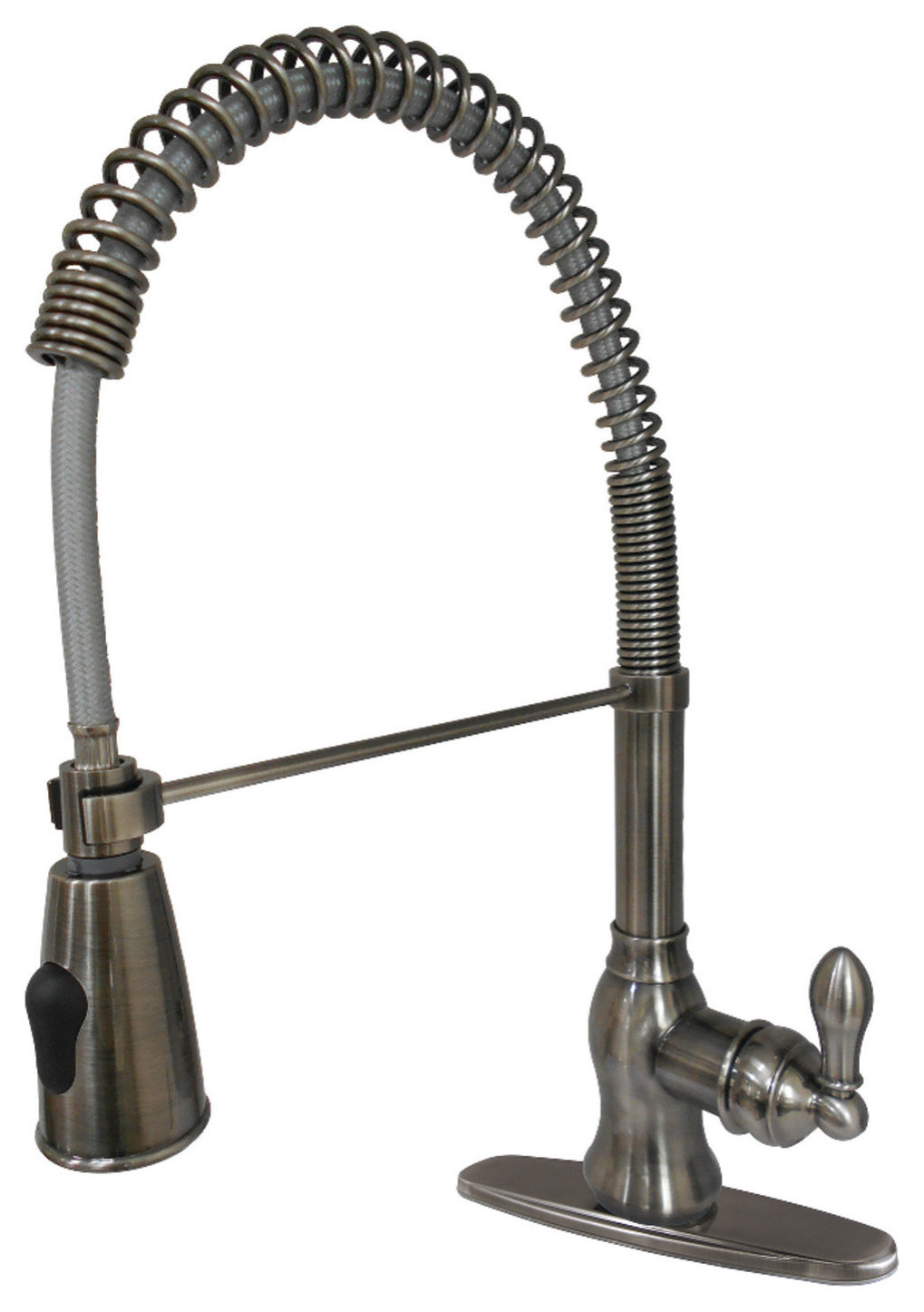 Gourmetier Single-Handle Pre-Rinse Kitchen Faucet - Transitional ...