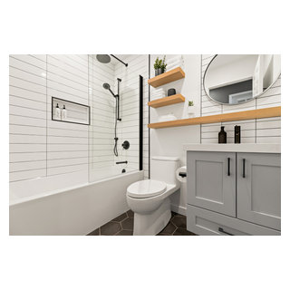 Sierra Place Residence - Contemporary - Bathroom - Calgary - by Lara ...