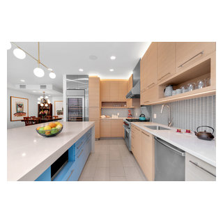 Tribeca Penthouse Full Gut Renovation - Contemporary - Kitchen - New ...