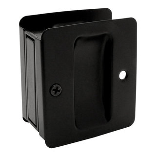 Matte Black Pocket Door Passage, 53898 - Transitional - Pocket Door ...