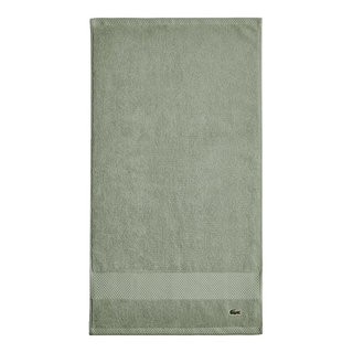 Lacoste Heritage Supima Cotton Solid Towel Collection, 30 x 16 - Modern ...