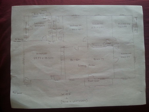 Please help! House layout/No hall in house