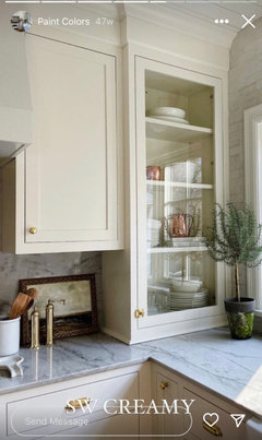 True cream paint for cabinets?