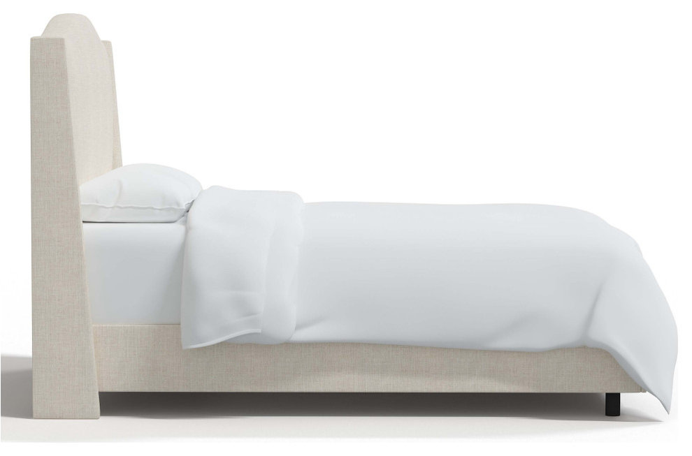 Camelback Wingback Bed, King - Transitional - Platform Beds - by ... Camelback Wingback Bed, King - Transitional - Platform Beds - by ...