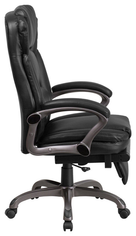 High Back Leather Executive Reclining Swivel Office Chair ...