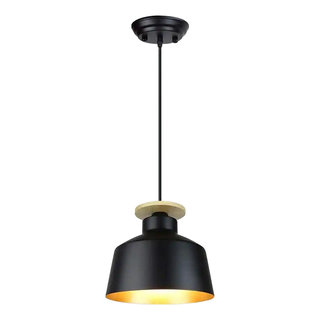 Black Industrial Pendant Light Adjustable Bar Ceiling Hanging Light ...