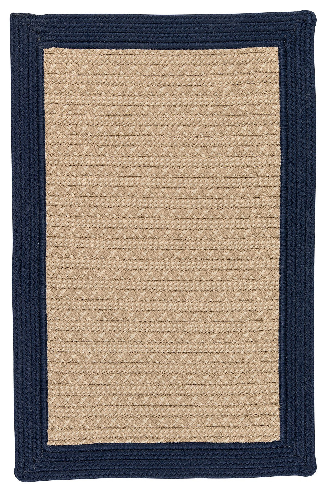 Colonial Mills Bayswater By53 Navy Area Rugs, 8x10 Rectangle ...