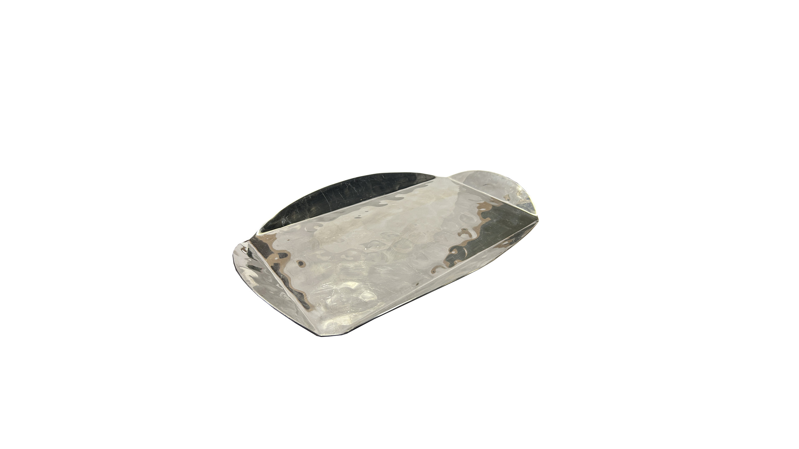 Artistic Hand Punch Marks Stainless Steel Display Large Rectangular ...