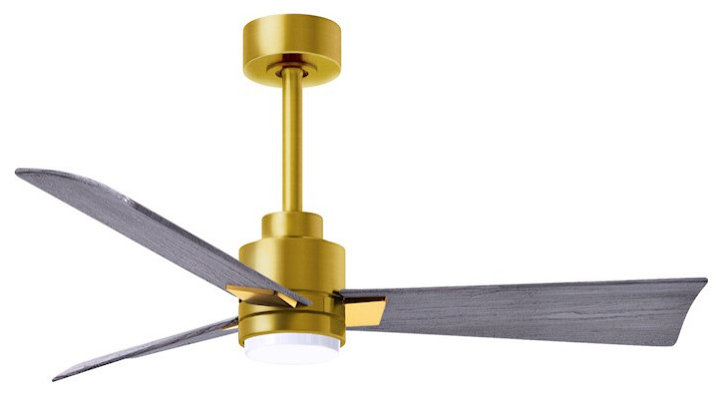 Matthews Fan Alessandra 1 3 Blade 42" Ceiling Fan, Brass/Barn, AKLK ...