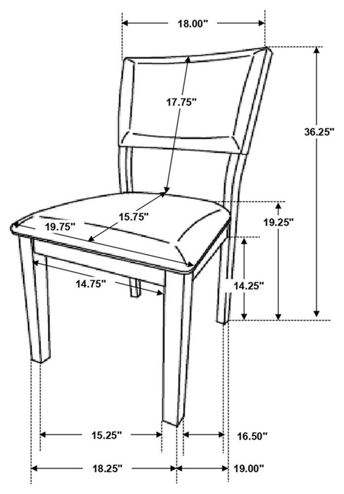 Coaster Sharon 7-piece Wood Rectangular Trestle Base Dining Table Set ...