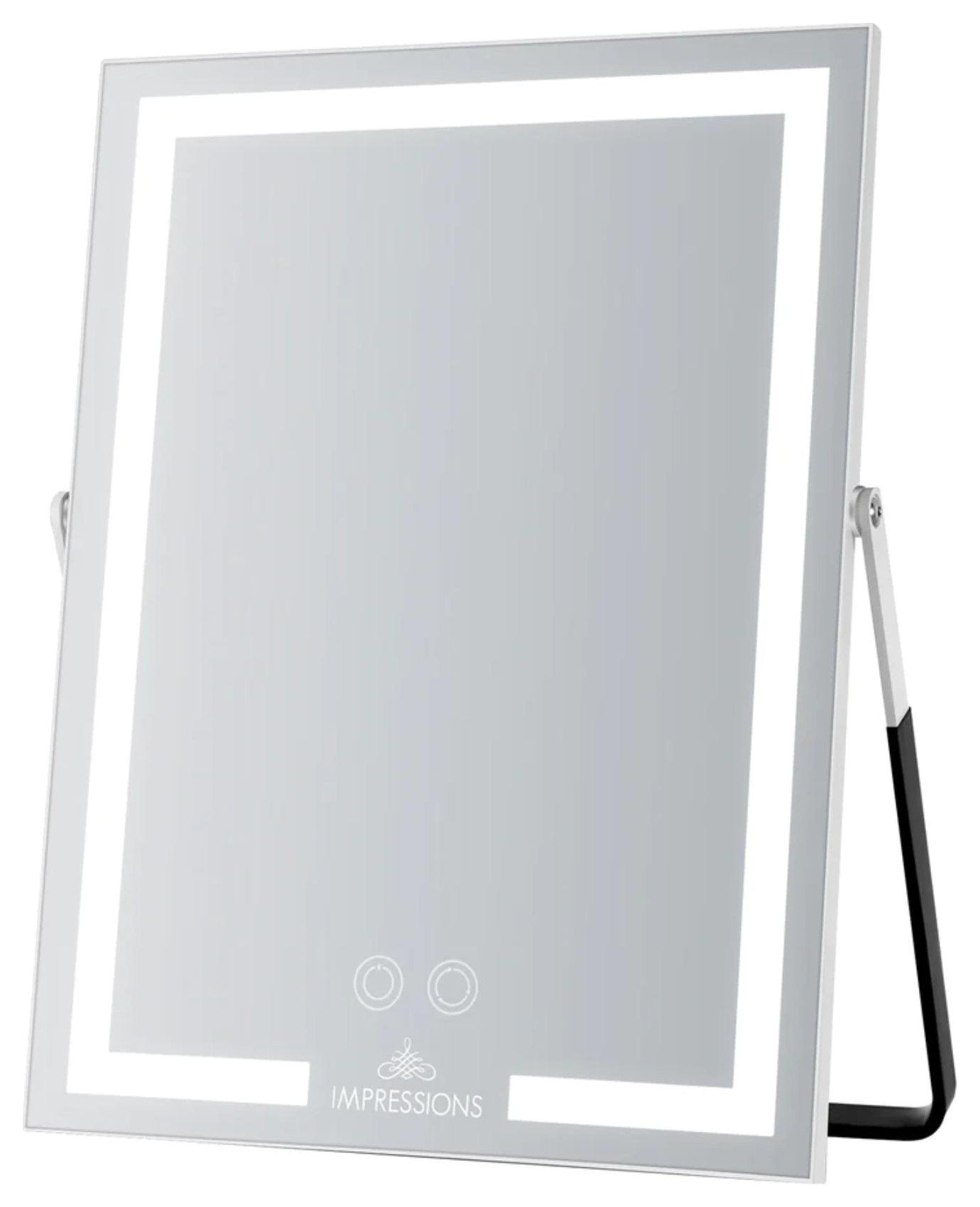 The Muse Tri Tone LED Easel Makeup Mirror - Modern - Makeup Mirrors ...