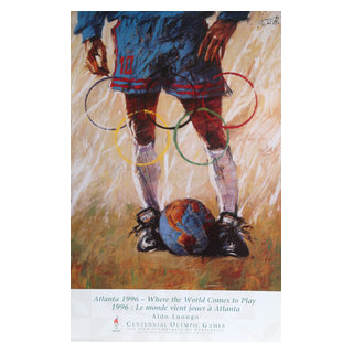 Olympics Soccer, Aldo Luongo, 22x34 - Contemporary - Prints And Posters ...