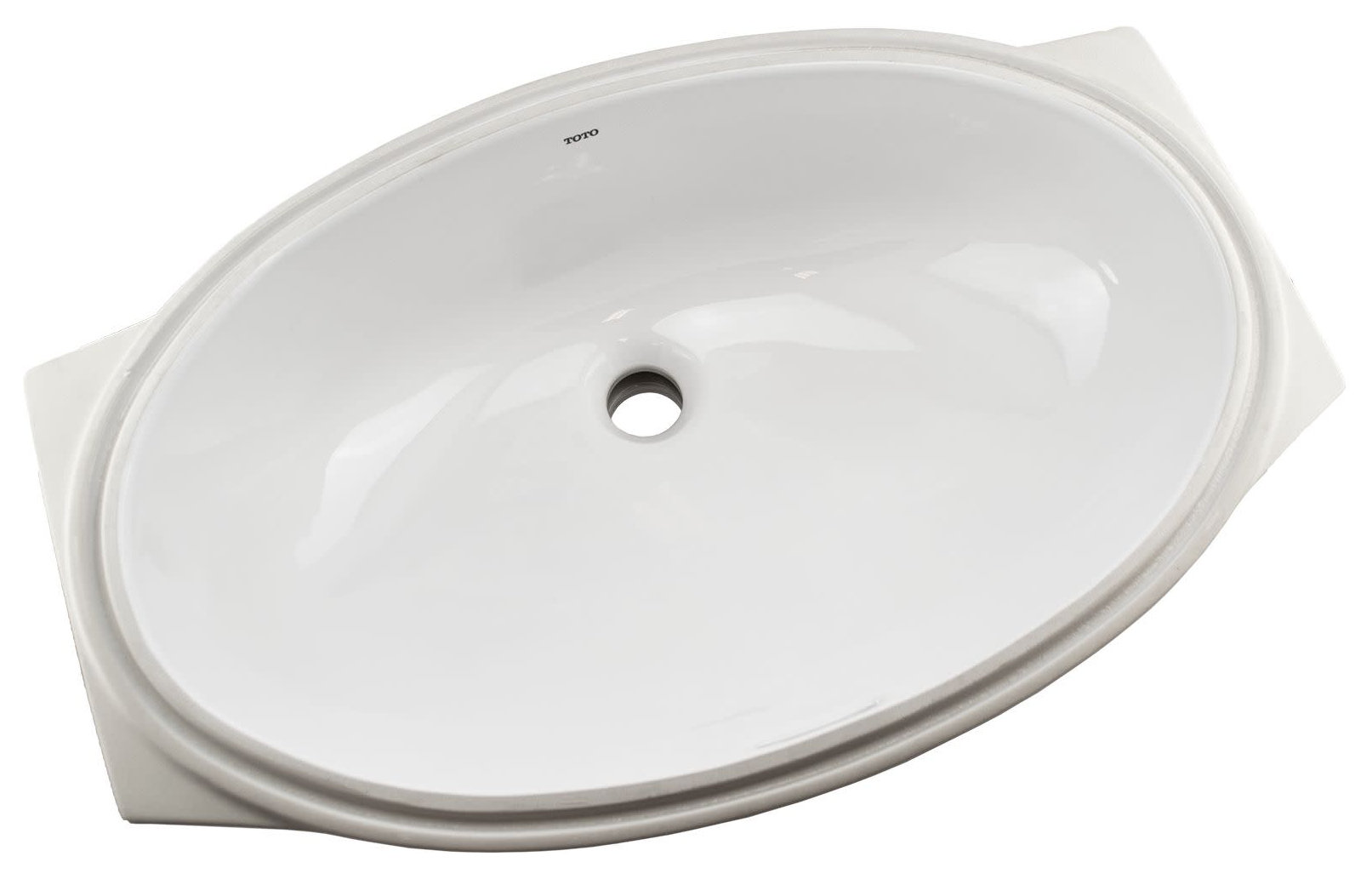 TOTO LT1506G 23-1/4" Oval Vitreous China Undermount Bathroom Sink ...