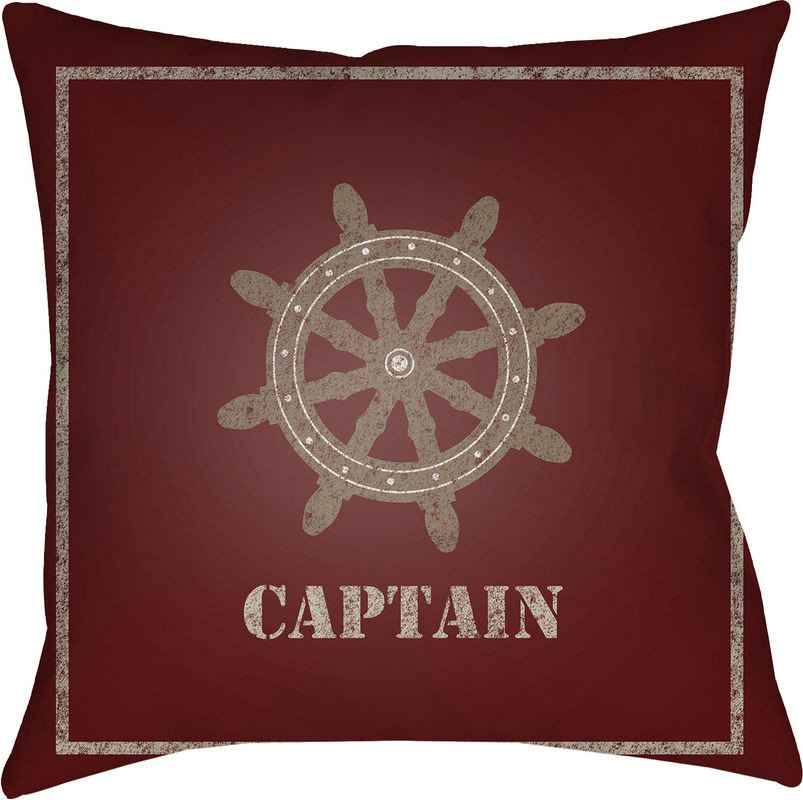 Captain Pillow 18x18x4, 18 x 18 x 4 - Beach Style - Outdoor Cushions ...