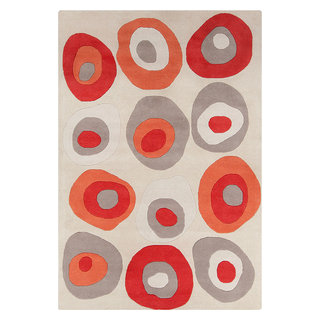 Allie Spirals Contemporary Area Rug - Contemporary - Area Rugs - by ...