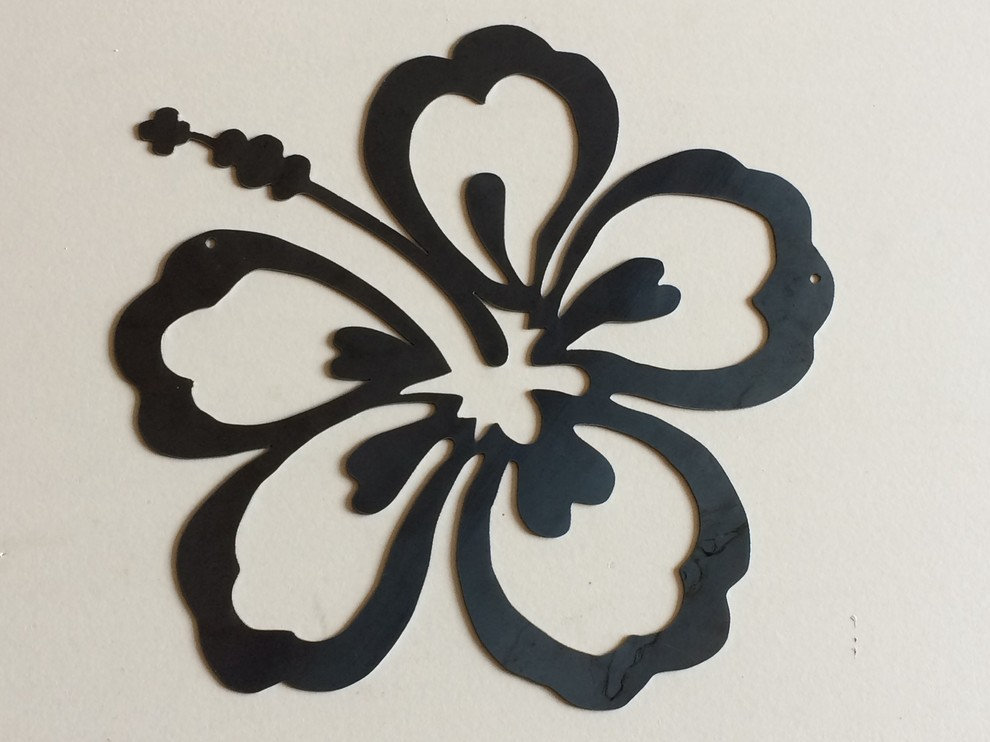 Tropical Flower Metal Wall Art - Tropical - Metal Wall Art - by ...