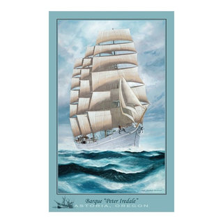 Richard Derosset Peter Iredale Art Print, 12"x18" - Contemporary - Fine ...