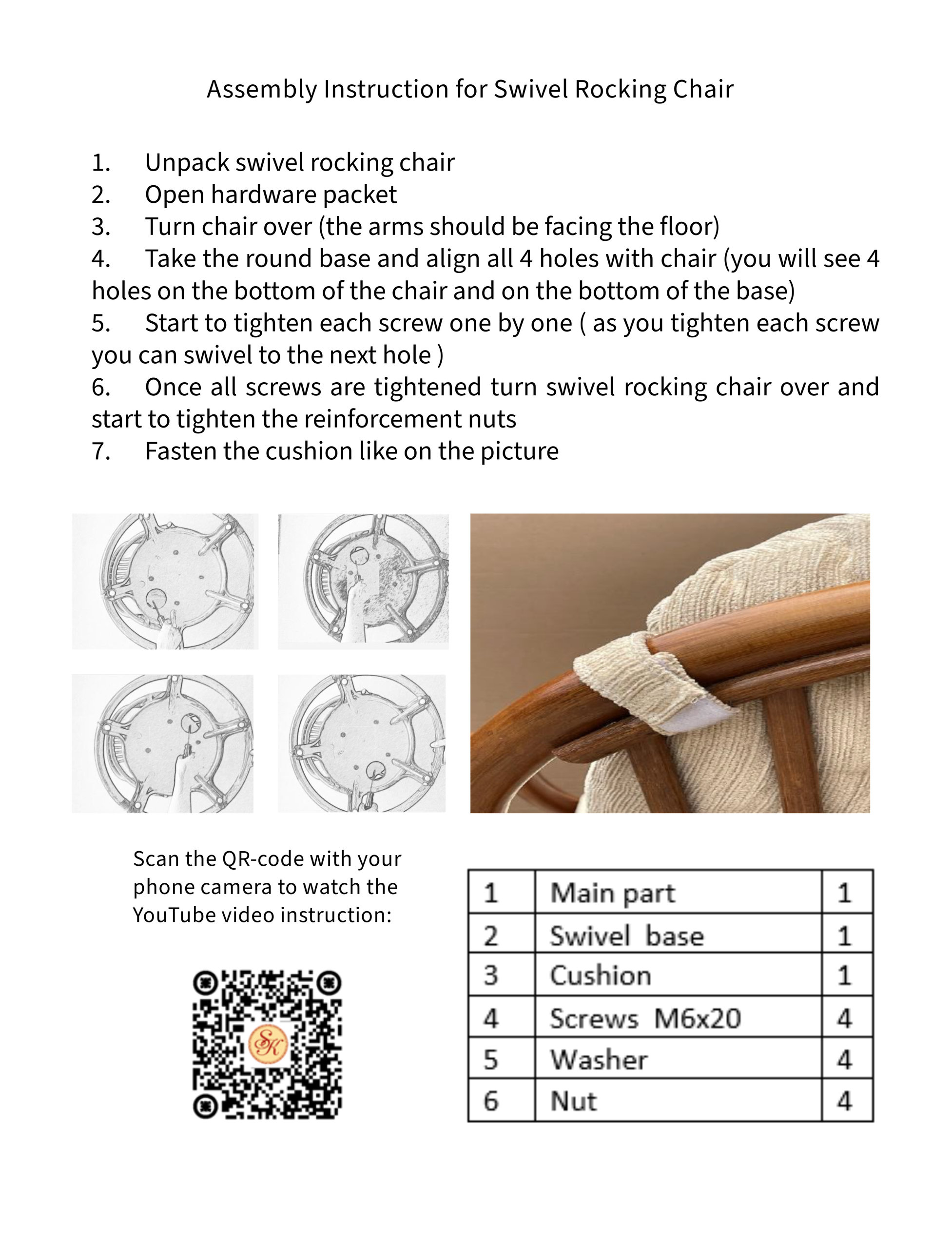 Java Lounge Swivel Rocking Rattan Wicker Chair Colonial - Tropical ...