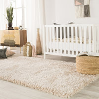 Jaipur Living Mesa Beige Solid Round Pouf - Beach Style - Floor Pillows And Poufs - by GwG ...