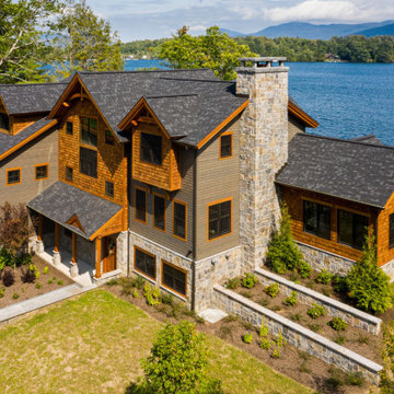75 Rustic Shingle Exterior Home Ideas You'll Love - July, 2025 | Houzz