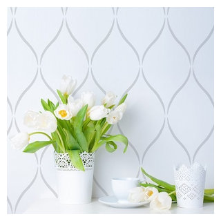 Serenity Allover Stencil, Easy Trendy Beautiful Stencils For DIY Home ...