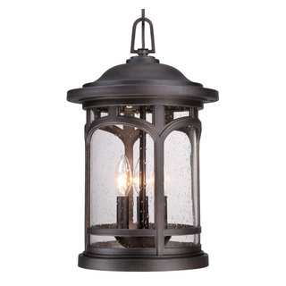 Luxury Rustic Bronze Outdoor Pendant Light, Large, UQL1109, Sydney ...