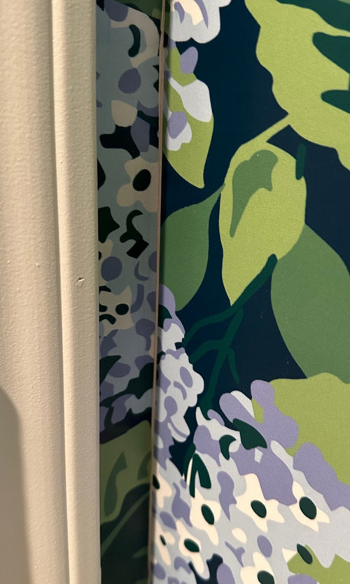 Is this a bad wallpaper job?