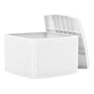 Outdoor Plastic Side Table 21" - Contemporary - Outdoor Side Tables ...