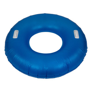 42" Blue Sparkle Inflatable Swimming Pool Tube Ring Float - Modern ...