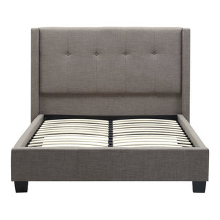 Modus Geneva Full Madeleine Platform Bed, Dolphin, Full - Transitional ...