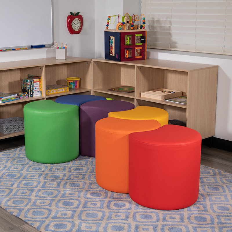 Soft Seating Moon for Classrooms and Common Spaces, 18" Seat Height ...
