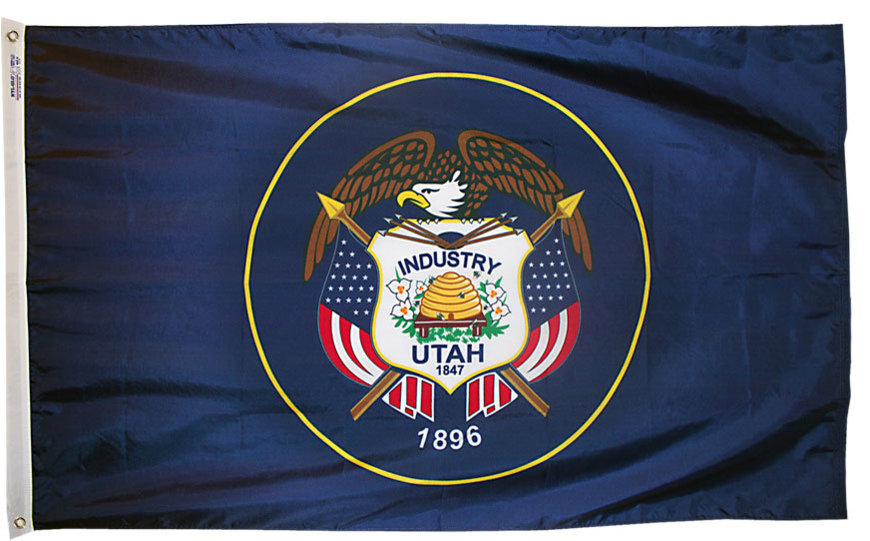 Utah, 6'x10' Nylon Flag - Traditional - Flags And Flagpoles - by ...