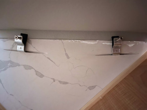 Undermount sink installation, SHIMS?