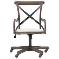 Carson Caf Office Chair - Farmhouse - Office Chairs - by Bison Commerce ...