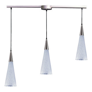 ELK LIGHTING 146-3L-Sw Double Martini Coll. 3 Lt Linear Bar Snow White ...