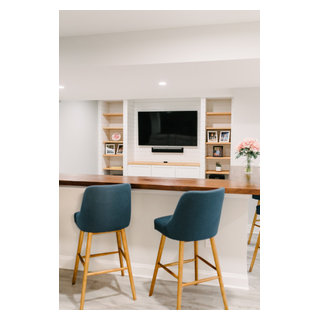 Family Basement - Modern - Basement - Philadelphia - by Balla Custom ...