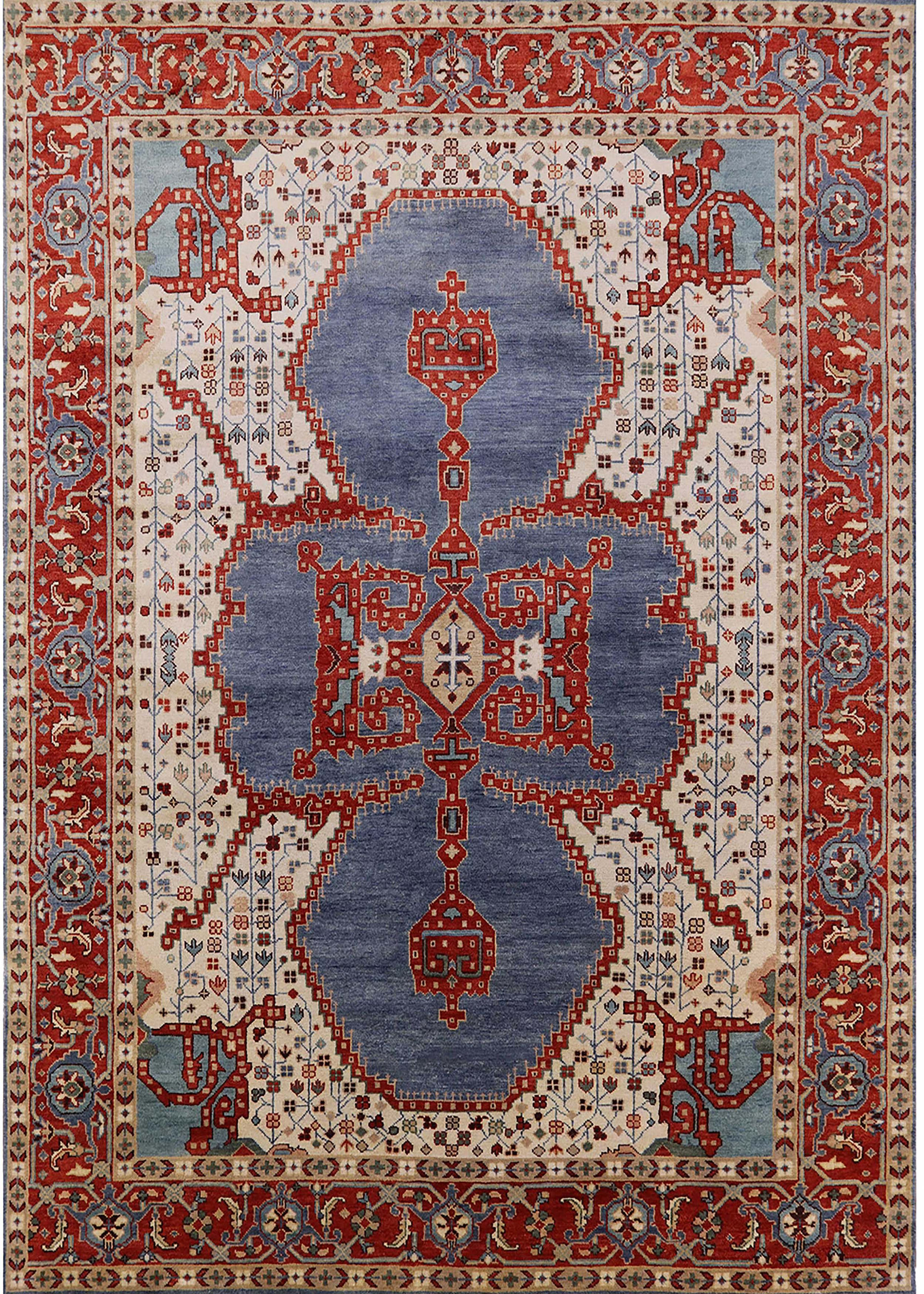 Ahgly Company Indoor Rectangle Mid-Century Modern Area Rugs, 5' x 7', 7 ...
