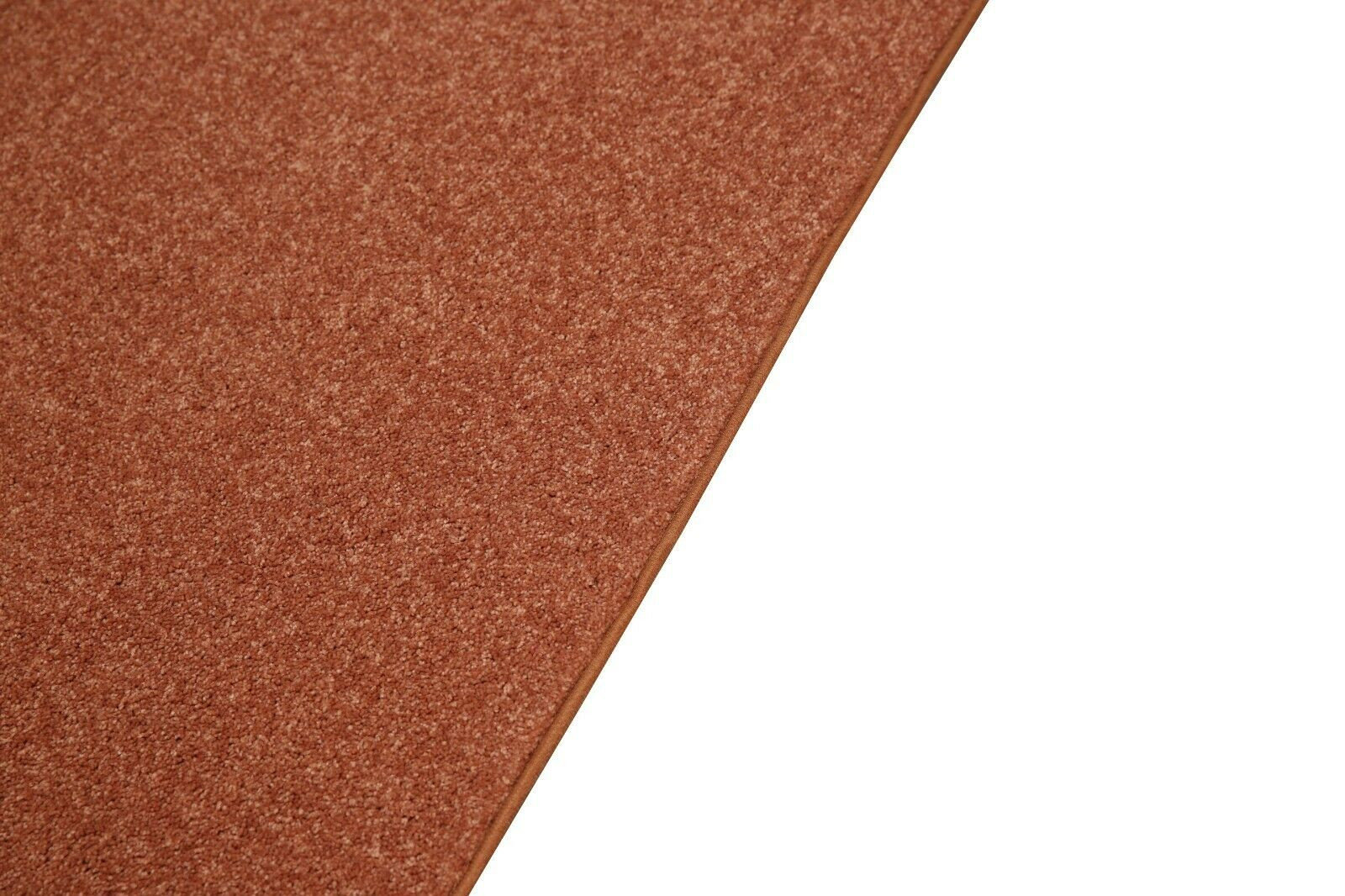 Furnish My Place Rust Solid Color Rug Made In Usa, 3' x 38' Oval ...
