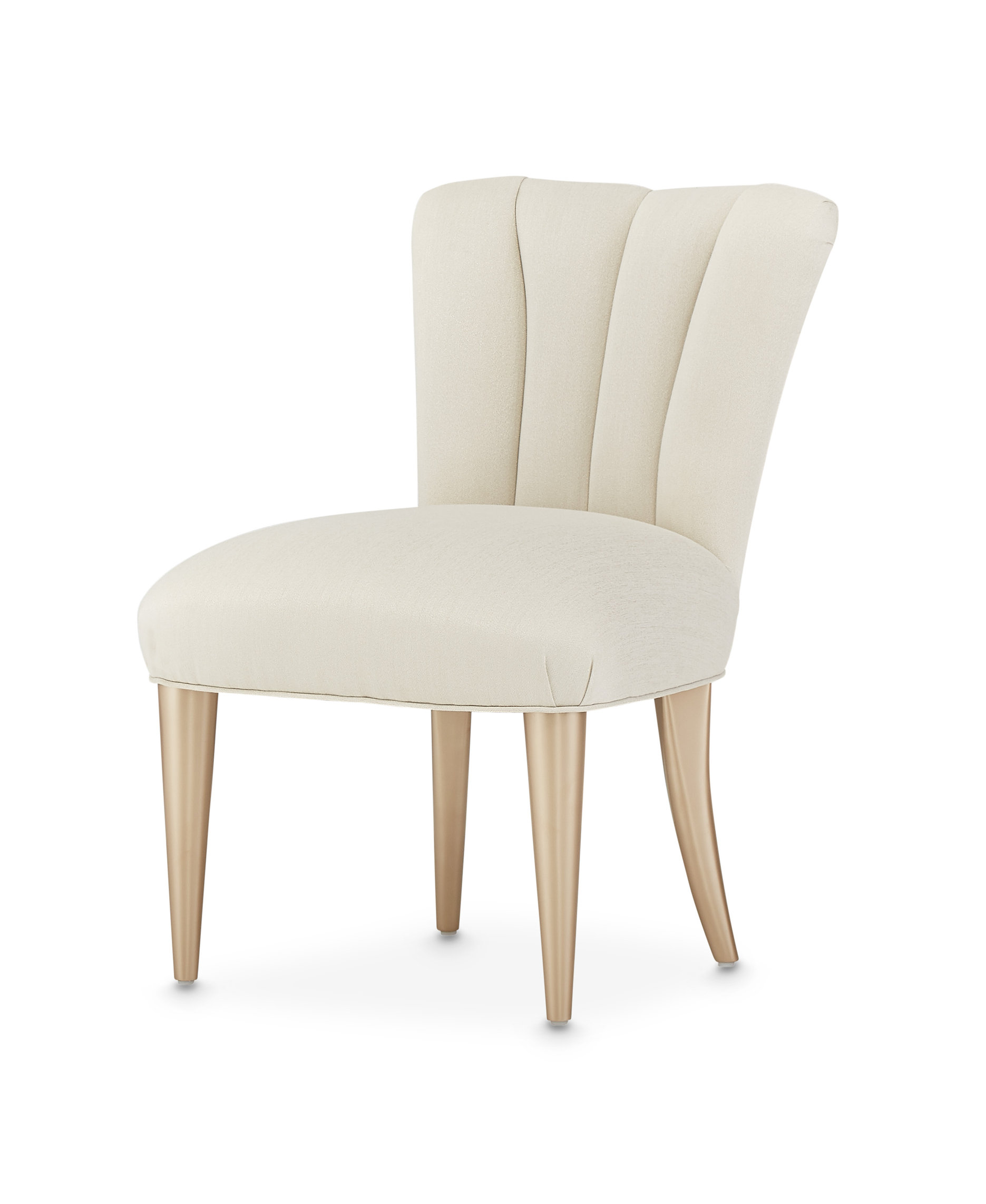 La Rachelle Vanity Set with Mirror & Chair - Medium Champagne ...