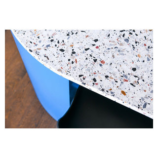 Blue Kitchen with Terrazzo Benchtops - Éclectique - Cuisine - Sydney ...
