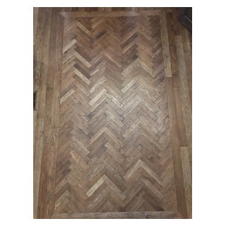 Aerial View of a Herringbone installed by Superb - Traditional - Entry ...